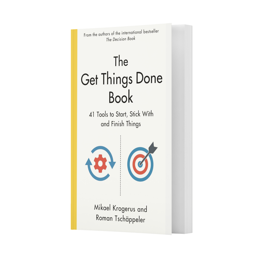 Die Autoren und Kolumnisten Roman Tschäppeler und Mikael Krogerus ...